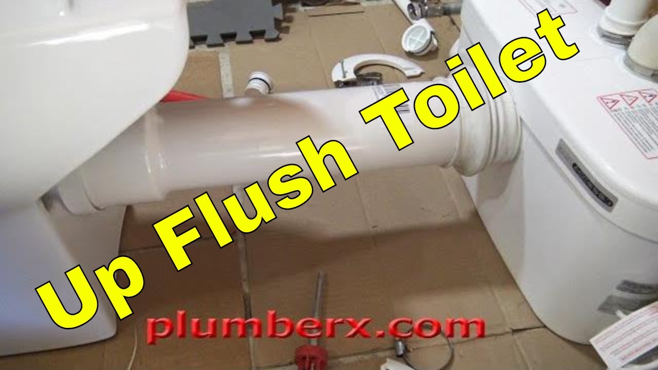 Up Flush Toilet 6/10 | How To Plumbing - YouTube