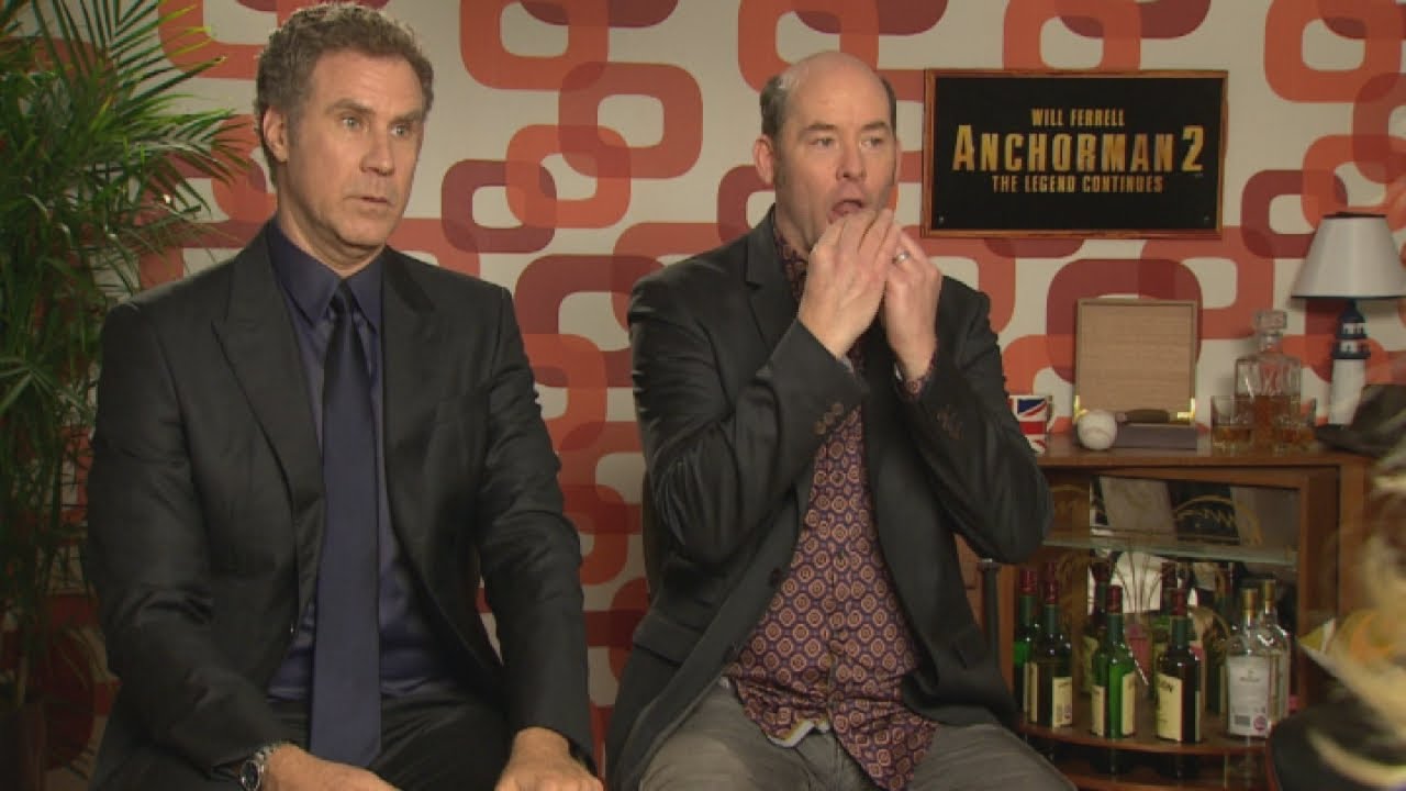 Anchorman 2 cast warm up their voices - YouTube