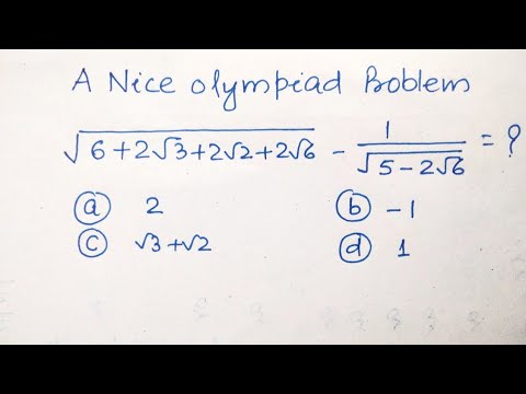 imotc ! imo algebra problem ! A Nice Math Olympiad Problem - YouTube