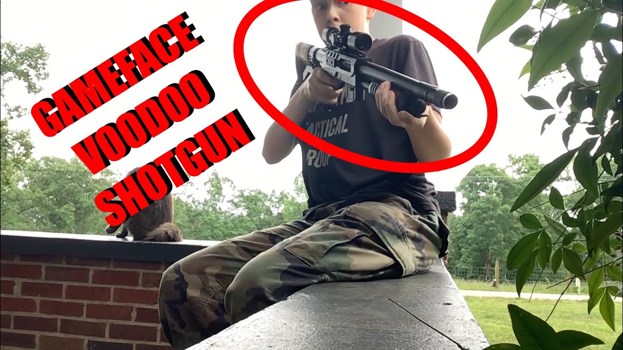 AIRSOFT Voodoo Shotgun Review! (My brother did this video) - YouTube