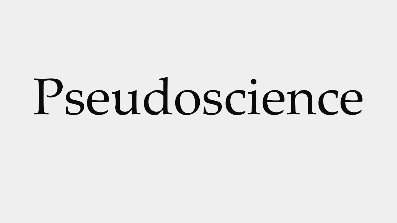 How to Pronounce Pseudoscience - YouTube