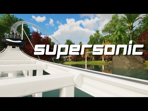 SUPERSONIC | Planet Coaster 2 | Air Launch Coaster (Day + Night POV ...
