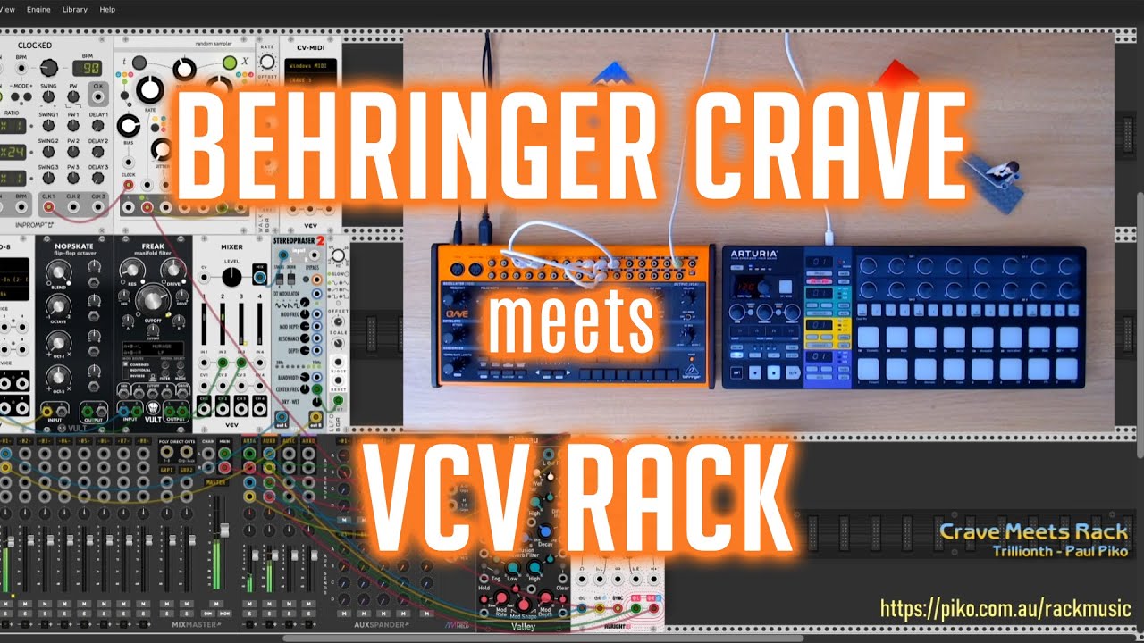 Behringer Crave Meets VCV Rack - YouTube
