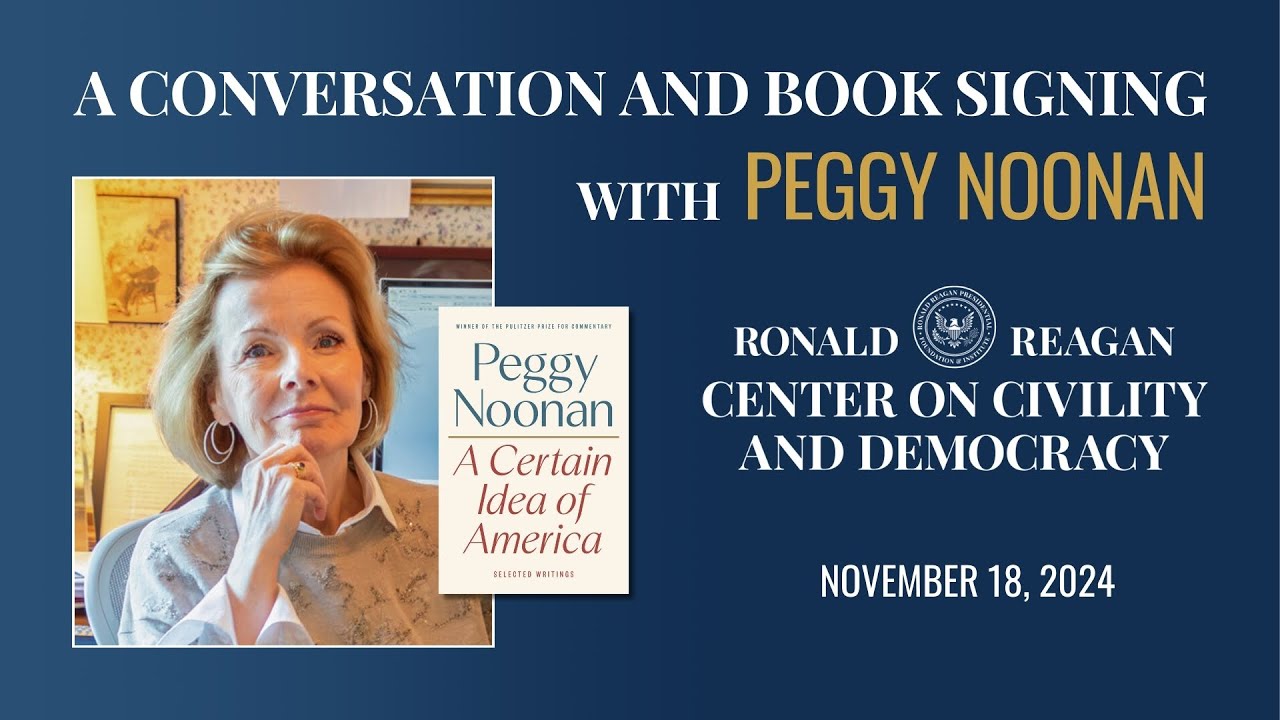 A Conversation and Book Signing with Peggy Noonan - YouTube