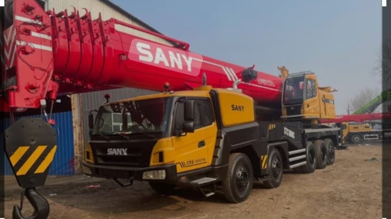 sany mobile crane 100 ton working in abudhabi mobile crane operator ...