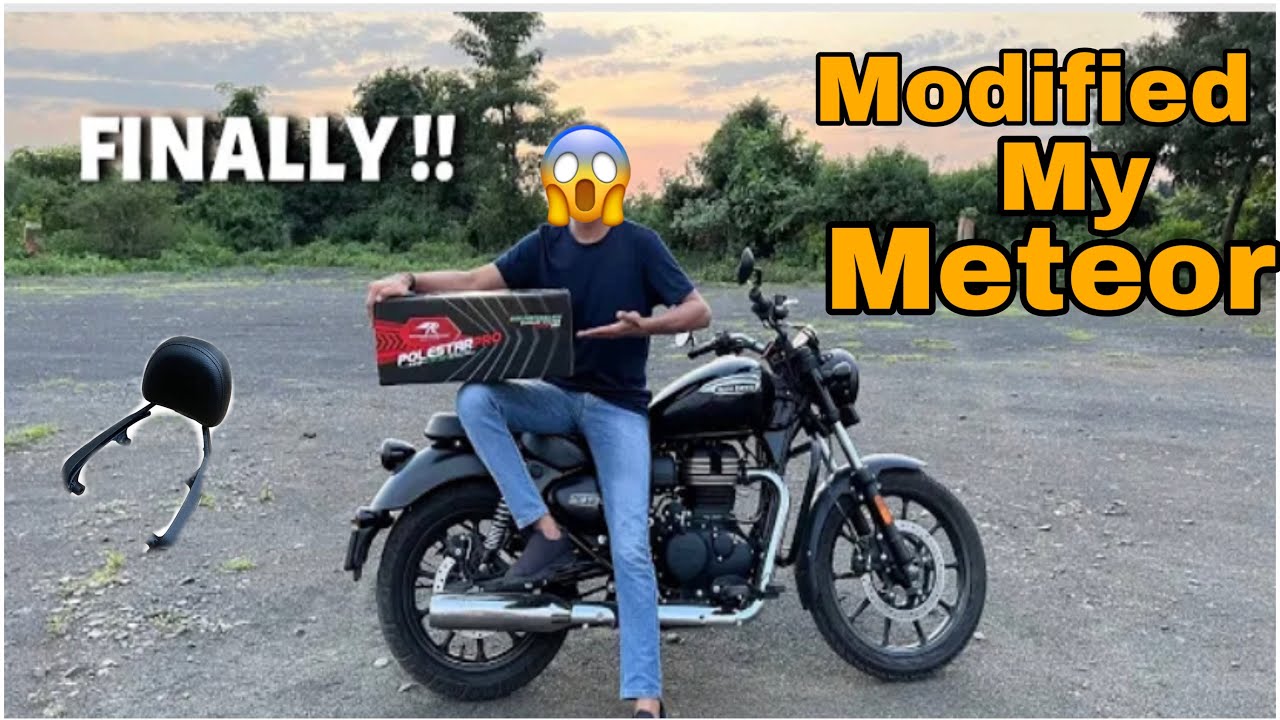 Best Modified Meteor 350🔥 || 2023 Model Royal Enfield, Fireball,blue ...