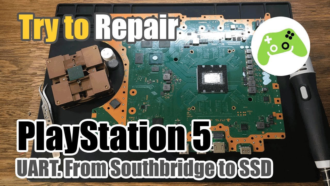 005 PS5: From Southbridge to SSD Controller. UART - YouTube
