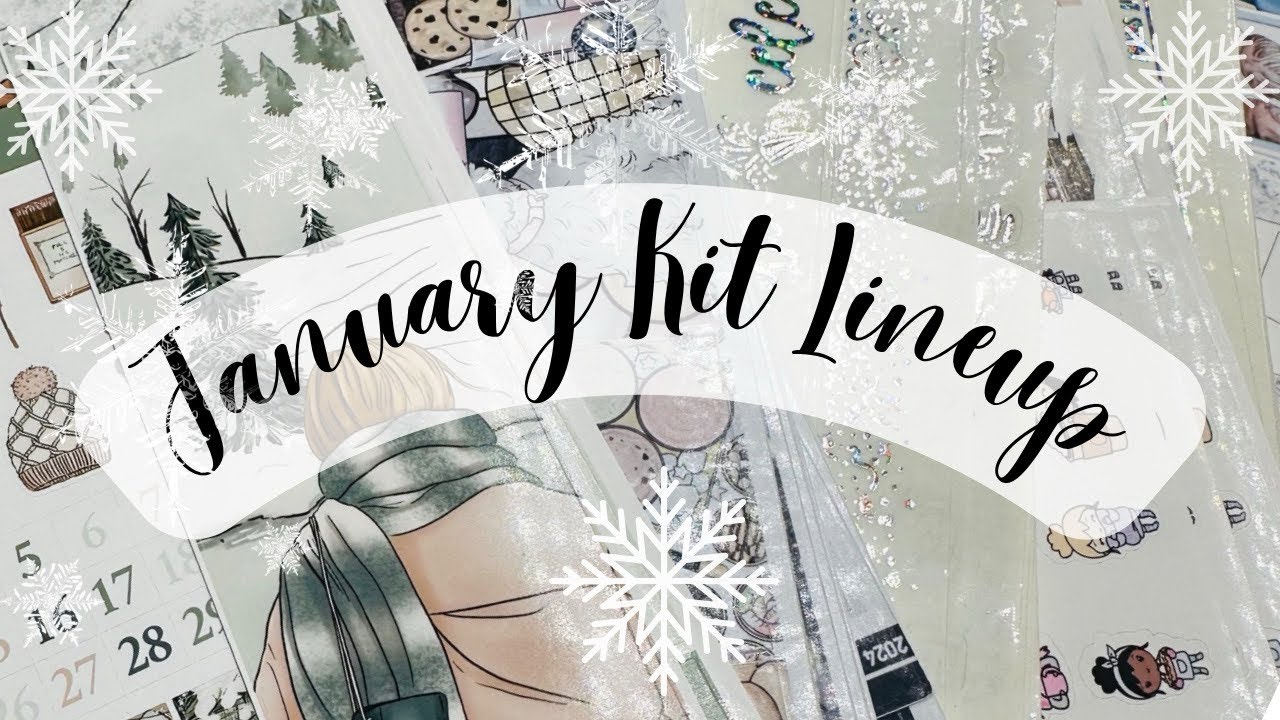 January Sticker Kit Lineup | - YouTube