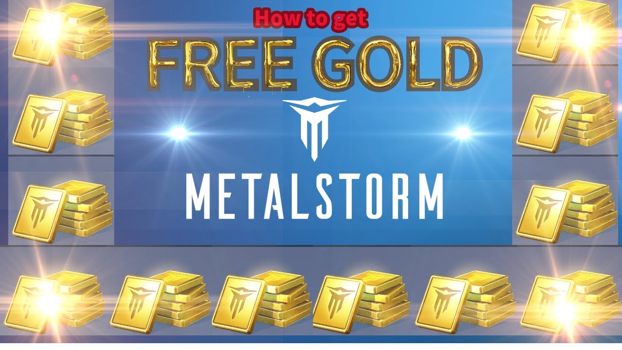Metalstorm: HOW TO GET FREE GOLD IN METALSTORM - YouTube