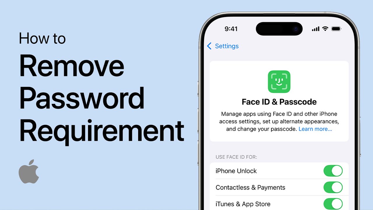 How To Remove Password Requirement in App Store on iOS Devices - YouTube