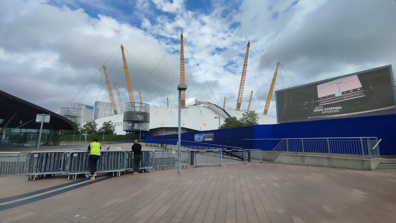 Full Walking Tour Inside & Outside O2 Arena - Millennium Dome - Cable ...