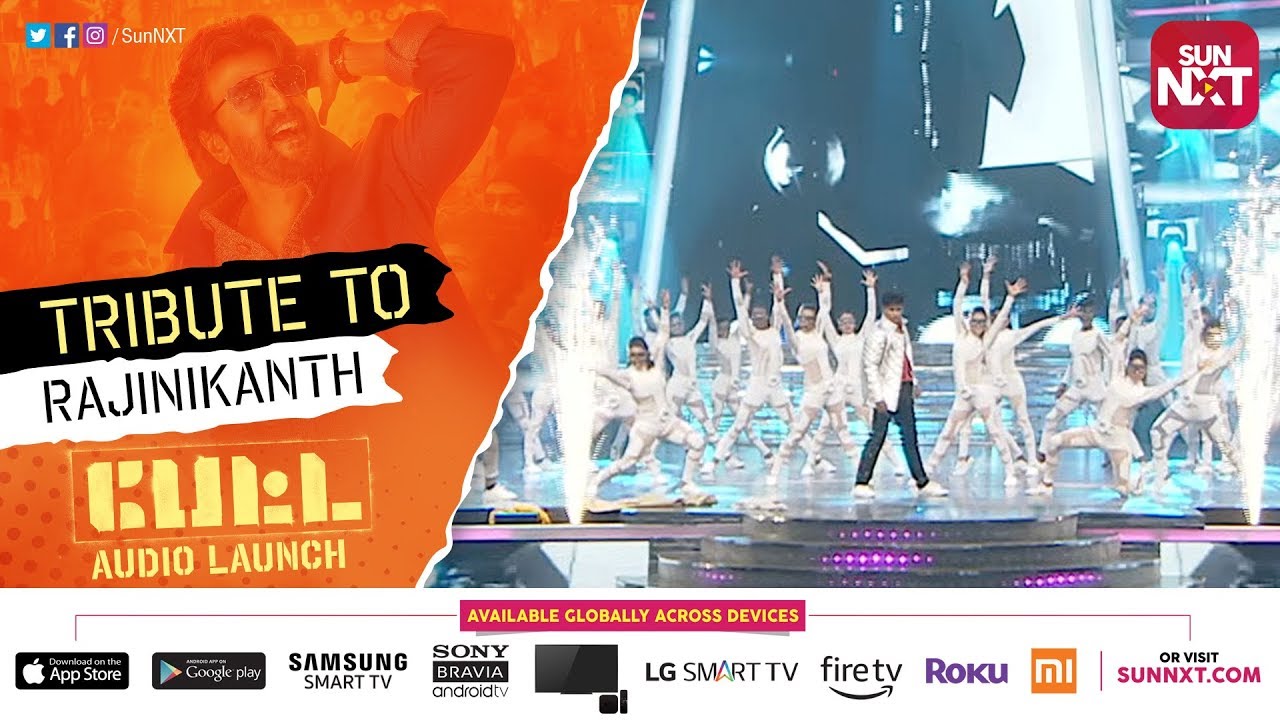 Superstar Rajinikanth Tribute Dance Performance | PETTA Audio Launch ...