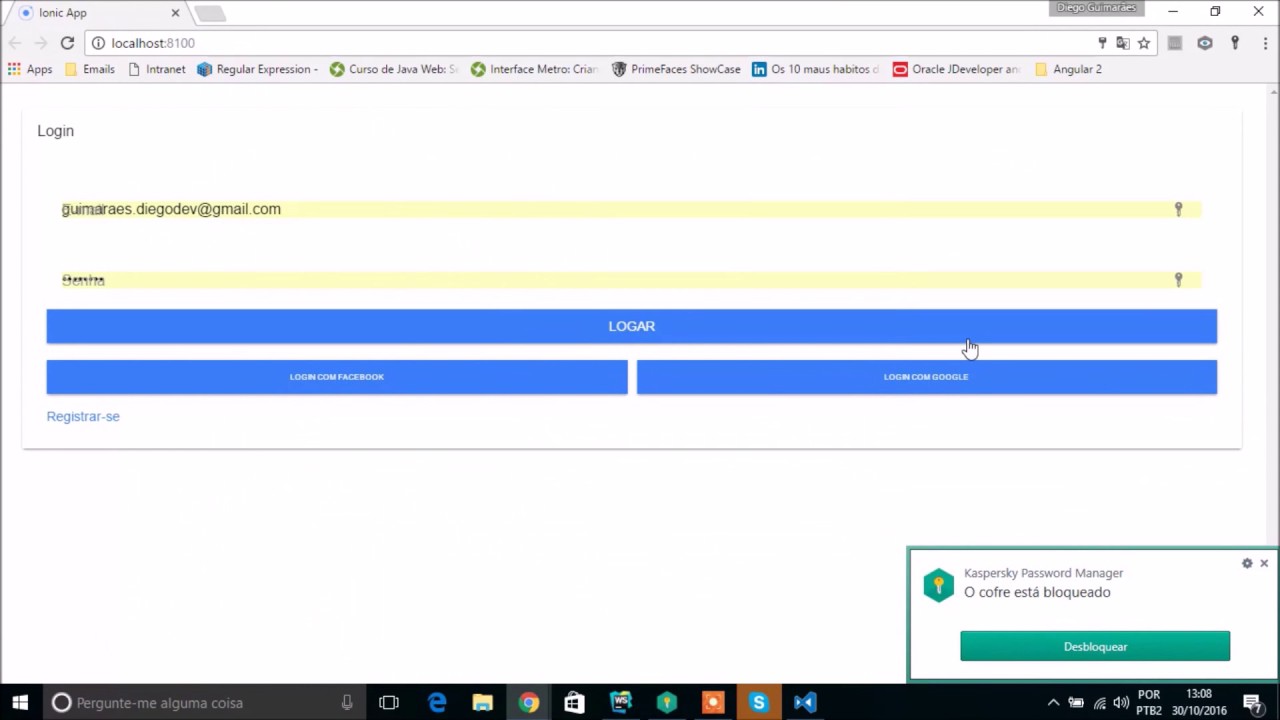Curso Ionic 2 RC.1 - [CRUD firebase completo] Listador de tarefas (Aula 7) - YouTube