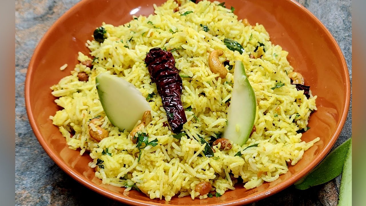 Raw Mango Rice | Mavinkai Chitra Anna - YouTube