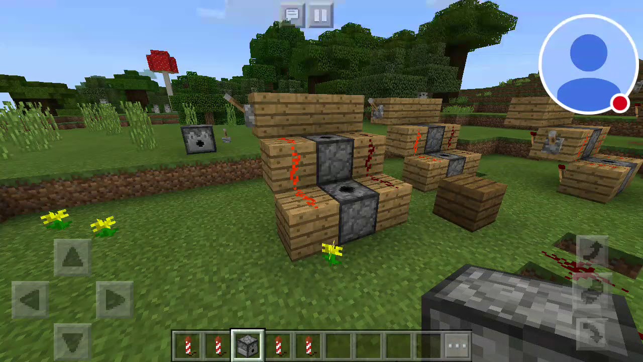 Đốt pháo hoa trong minecraft - YouTube