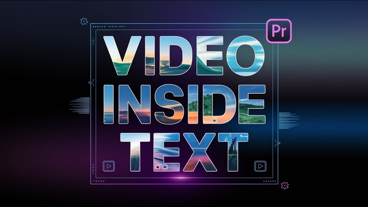 How to Place Video Inside Text in Premiere Pro (Easy Tutorial) | The ...