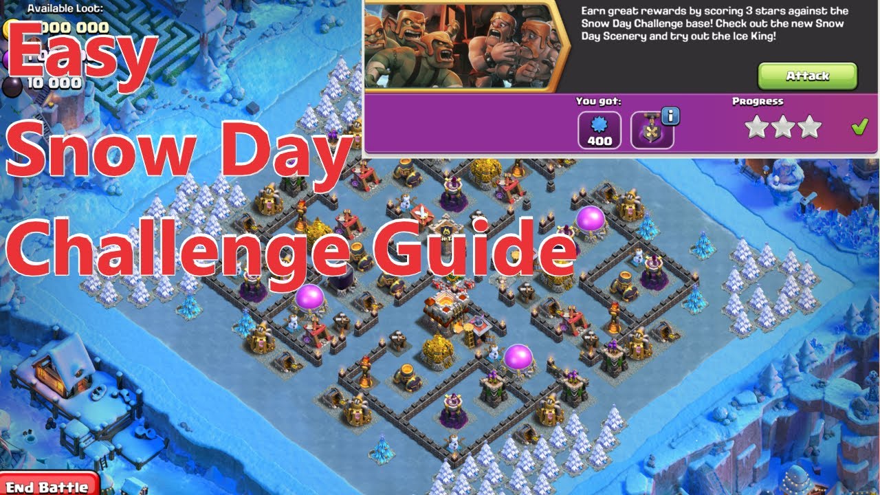 Snow Day Challenge - Not actually that bad - YouTube