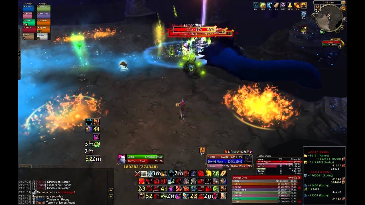 WoW GONE vs Megaera 10hc - YouTube