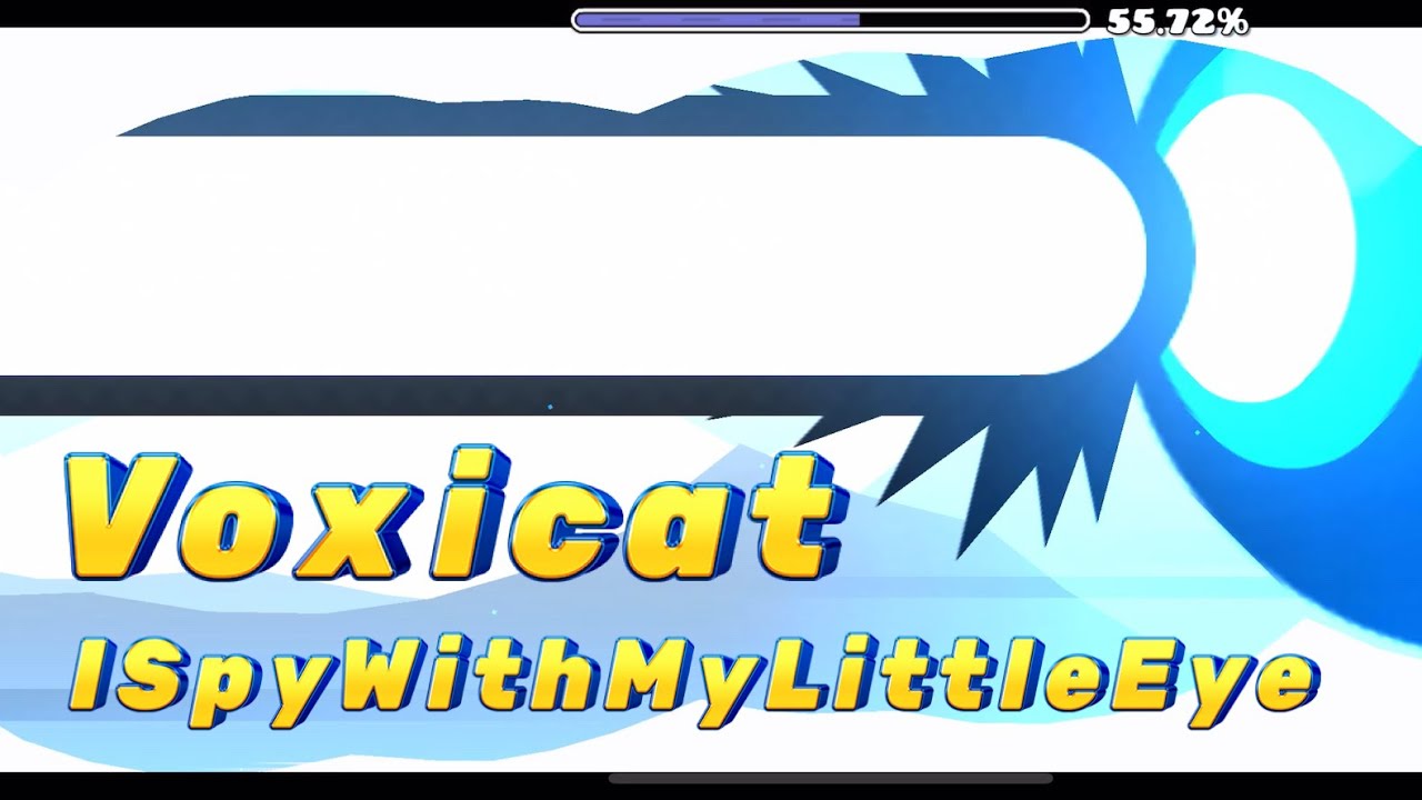 “ISpyWithMyLittleEye" (Easy Demon) by Voxicat | Geometry Dash - YouTube