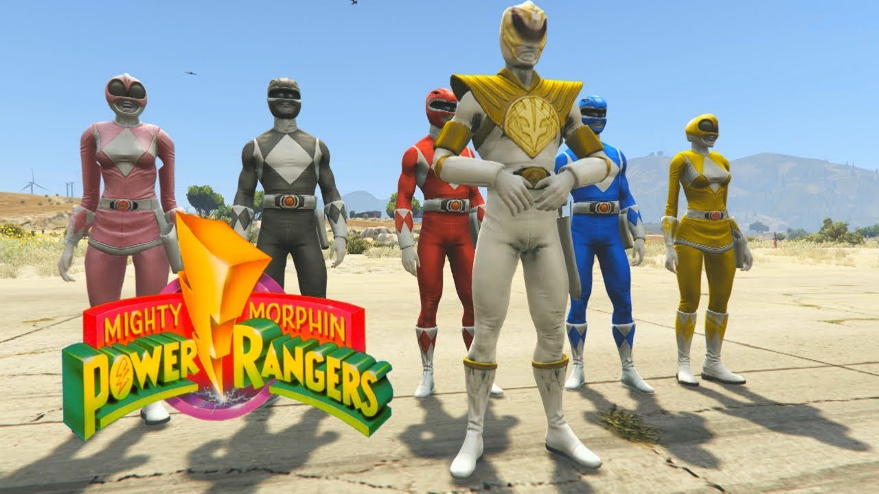 GTA 5 Momentos divertidos#50 (GTA V MOD POWER RANGERS) - YouTube