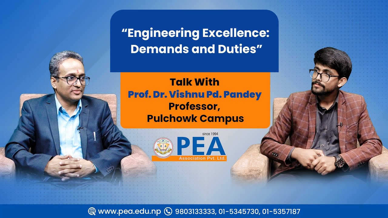 Youngest Professor Dr. Vishnu Prasad Pandey (Pulchowk Campus) with Er ...