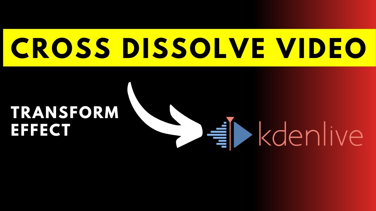 How To Fade From One Video To Another In Kdenlive Using The Transform How To Fade From One Video To Another In Kdenlive Using The Transform