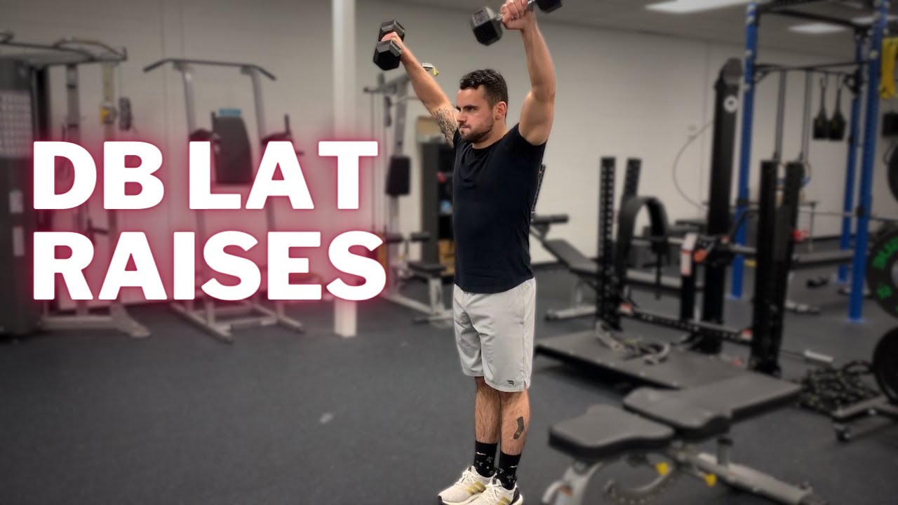 How to Do DB Lat Raises Correctly - YouTube