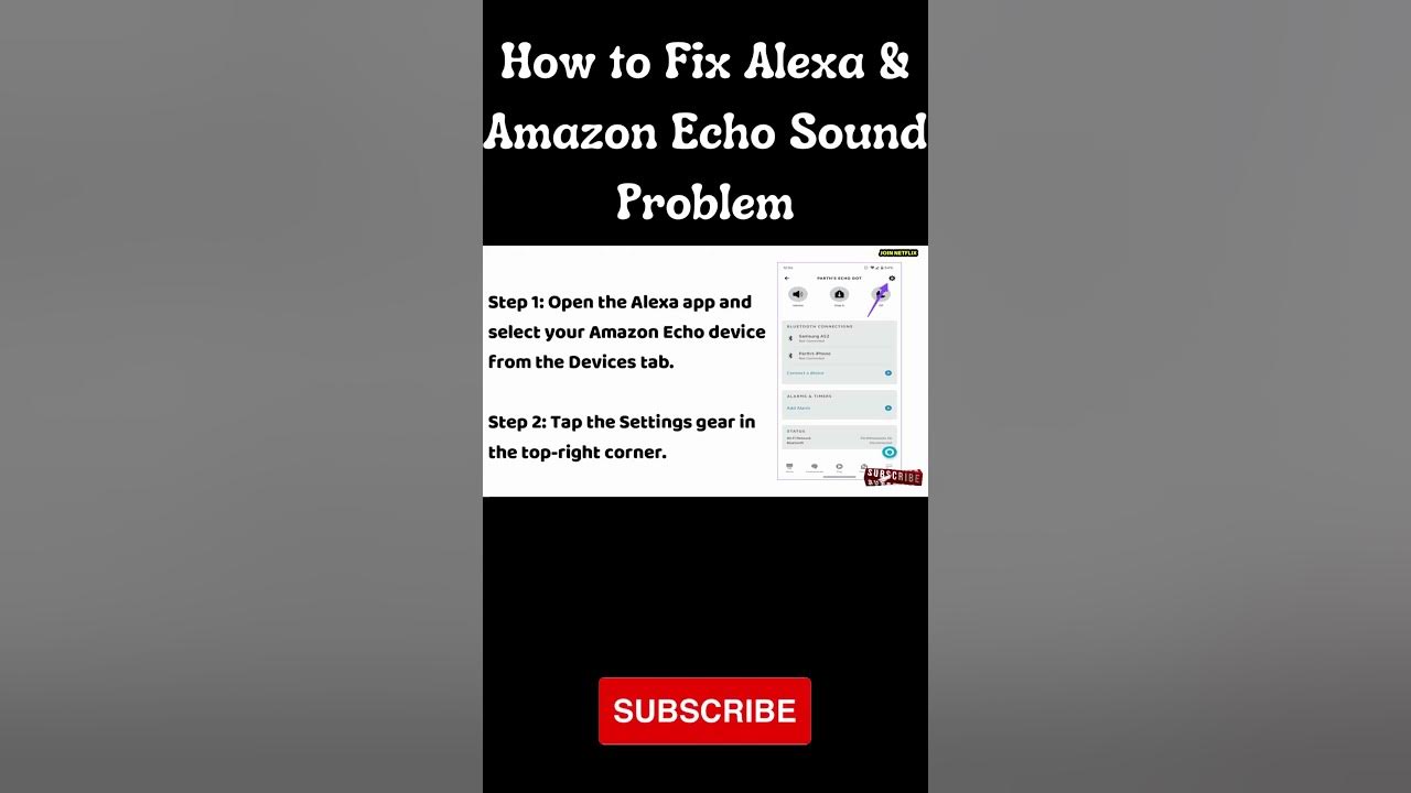 How to Fix Alexa & Amazon Echo Sound Problem #shortvideo #shorts #alexa - YouTube
