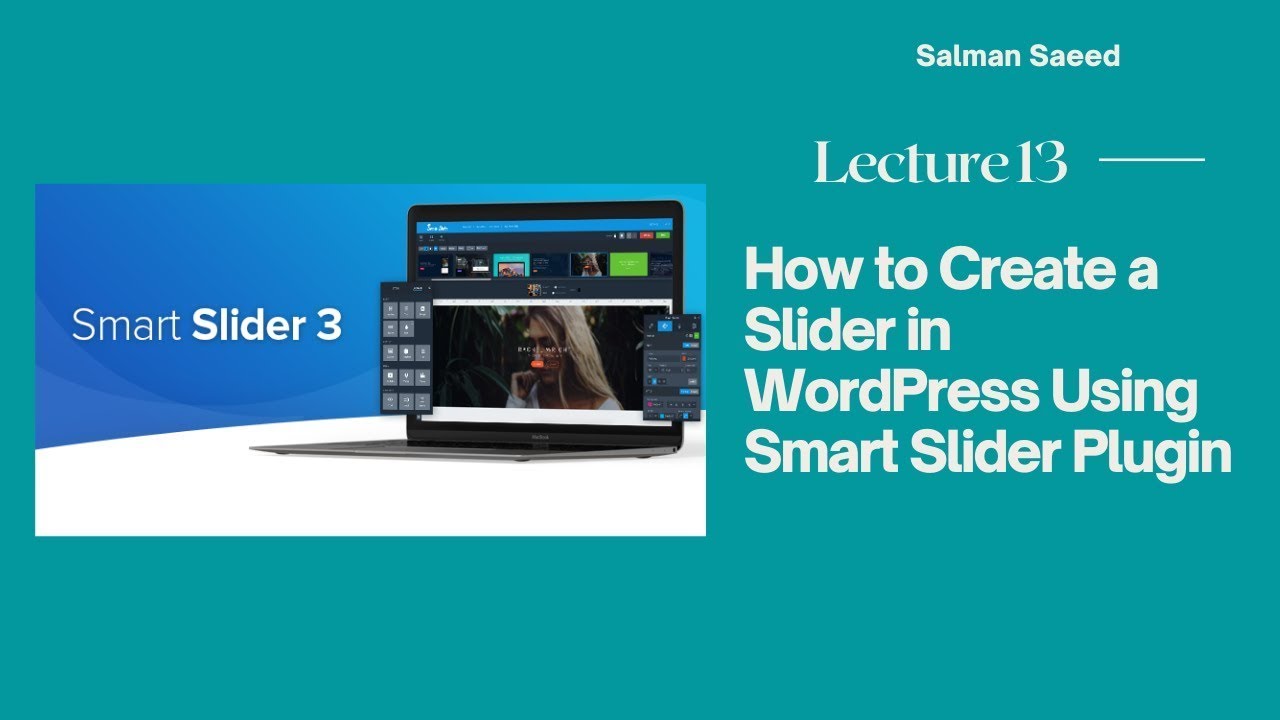 How to Create a Slider in WordPress Using Smart Slider 3 Plugin in ...
