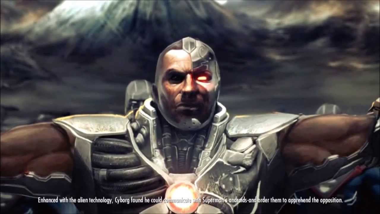 Injustice: Gods Among Us - Cyborg's Ending - YouTube