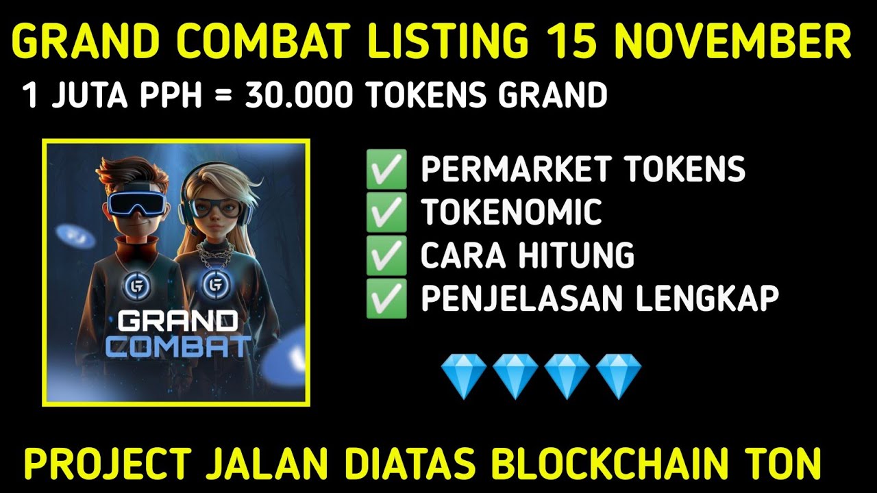 AIRDROP TELEGRAM LISTING !! | WITHDRAW GRAND COMBAT & PERMARKETNYA ...