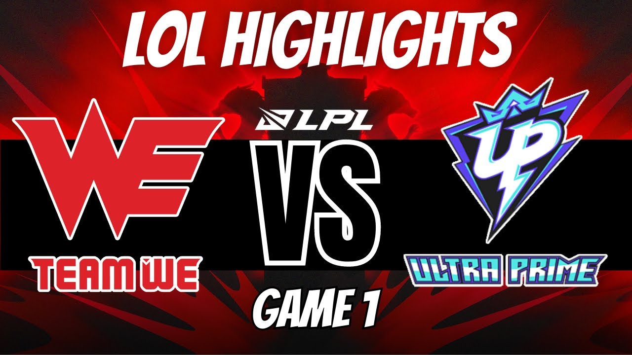 WE vs UP - Highlights - GAME 1 | LPL Summer 2023 - YouTube