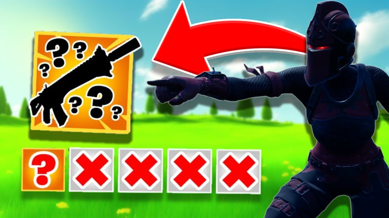 The *ONE WEAPON* Challenge in Fortnite (impossible) - YouTube