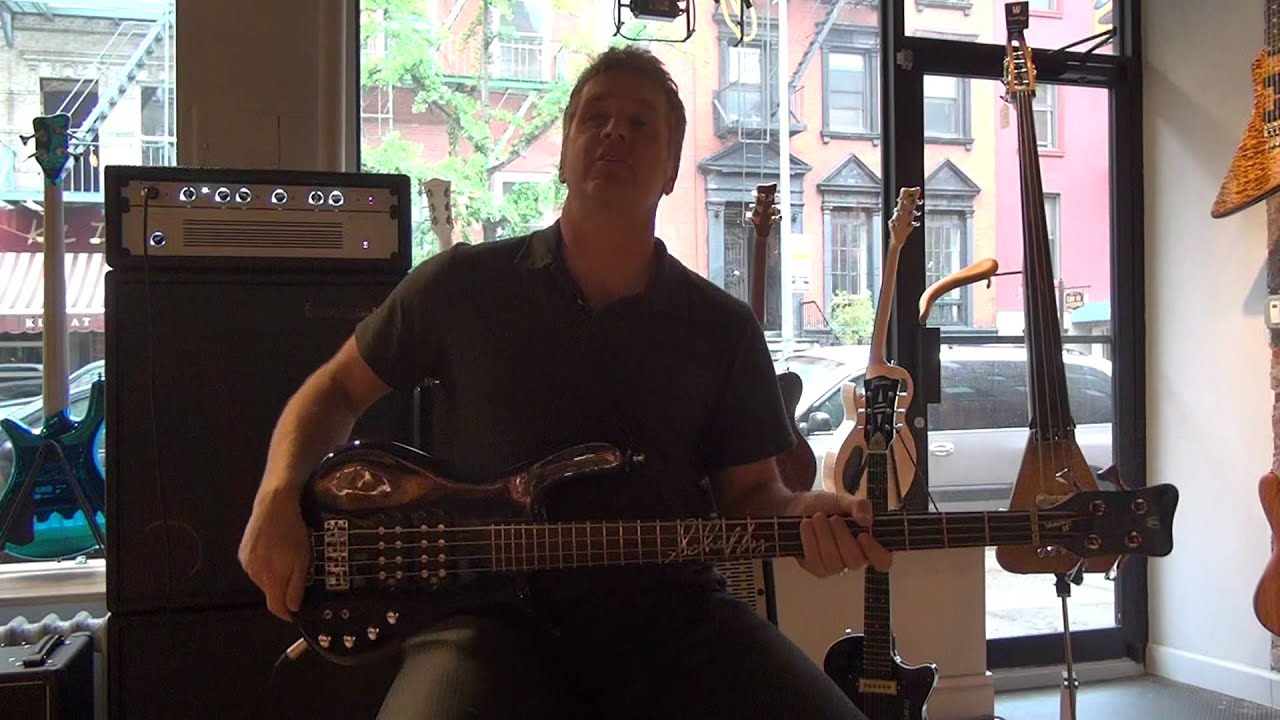 Warwick Endorser Jason Scheff (Chicago) In NYC Showroom - YouTube
