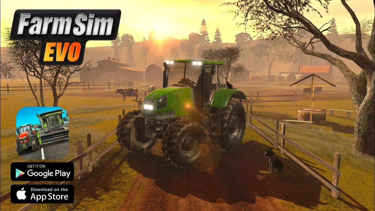 🔴 FARM SIM EVO gameplay - farming simulator game android iOS 2024 - YouTube