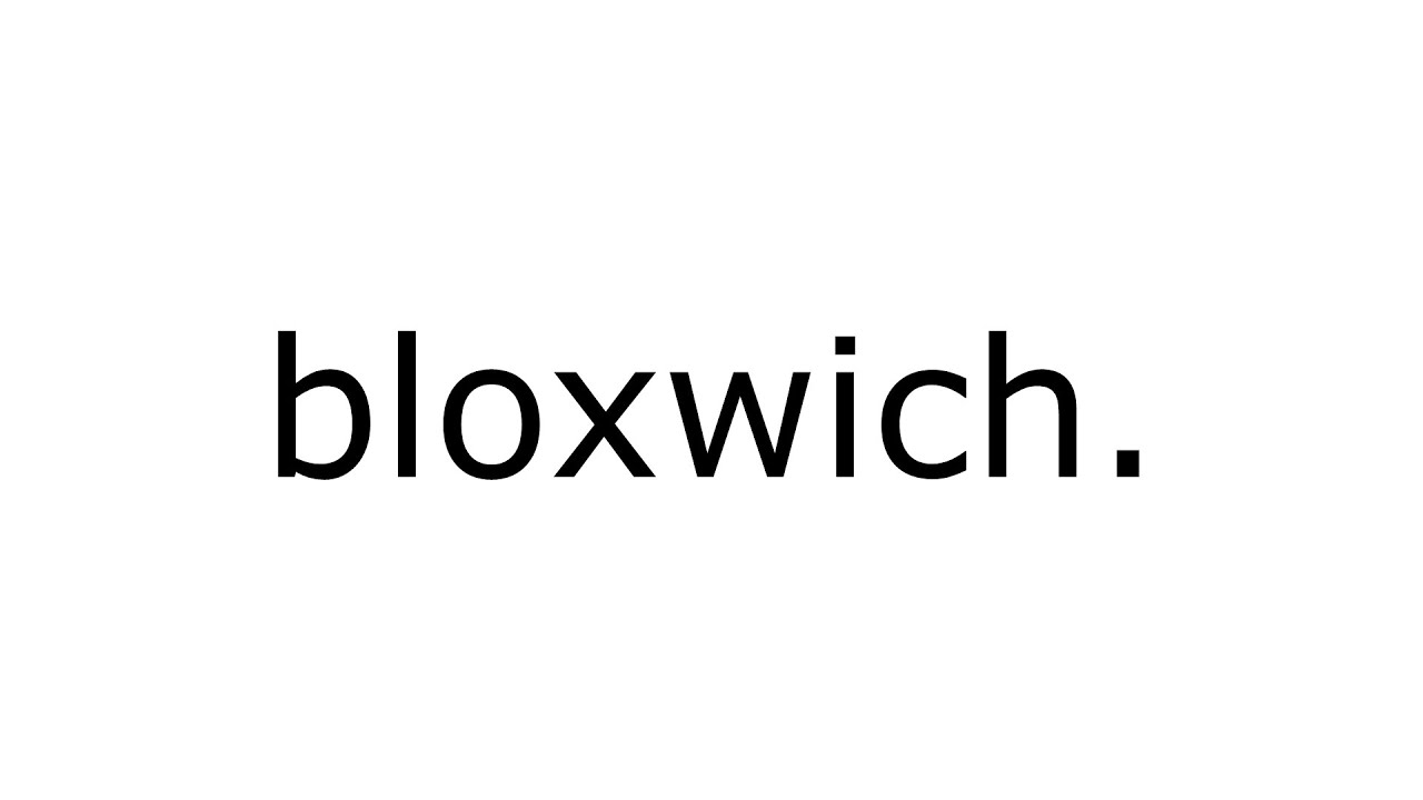bloxwich - YouTube