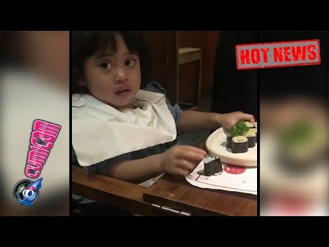 Hot News! Makan Sushi, Ekspresi Wajah Vania Gemas Banget - Cumicam 19 Juni 2018