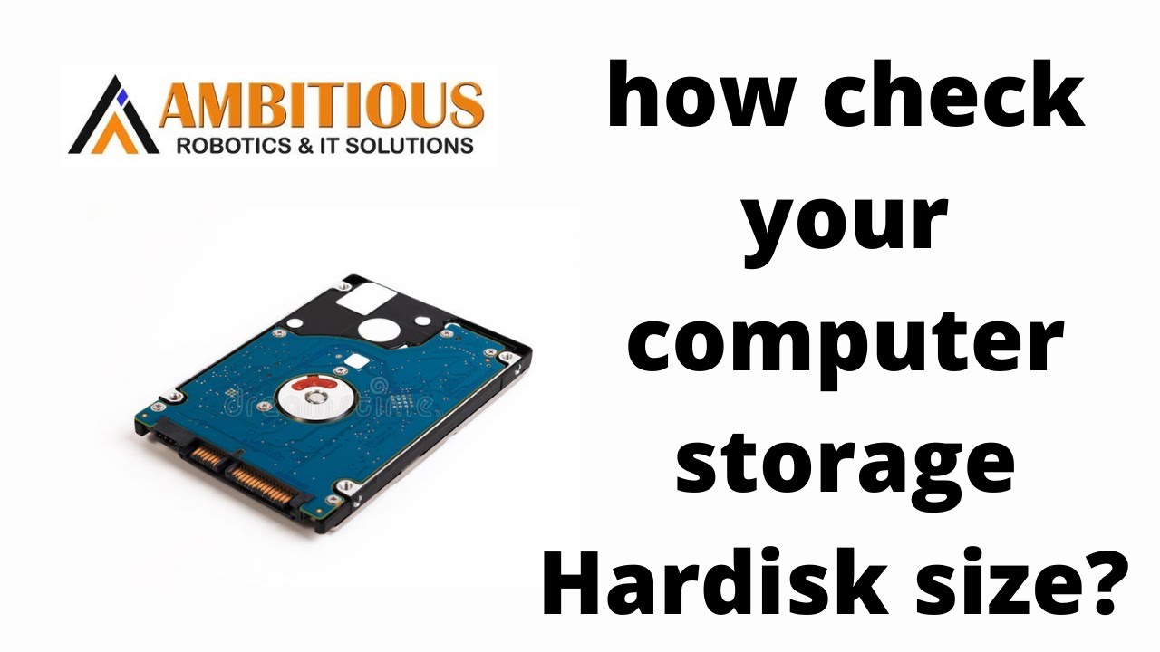 How To Check Total Computer Storage Free Space Total Disk Size In How To Check Total Computer Storage Free Space Total Disk Size In