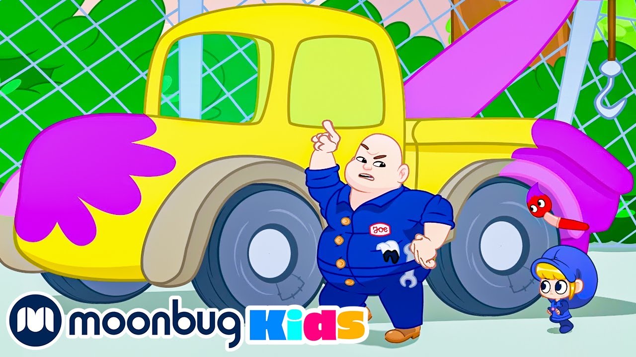 Towing with Colors | MORPHLE | Moonbug Kids - Art for Kids - YouTube