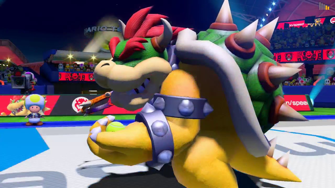 Mario Tennis Aces - Friendly Bowser Mirror Match - YouTube