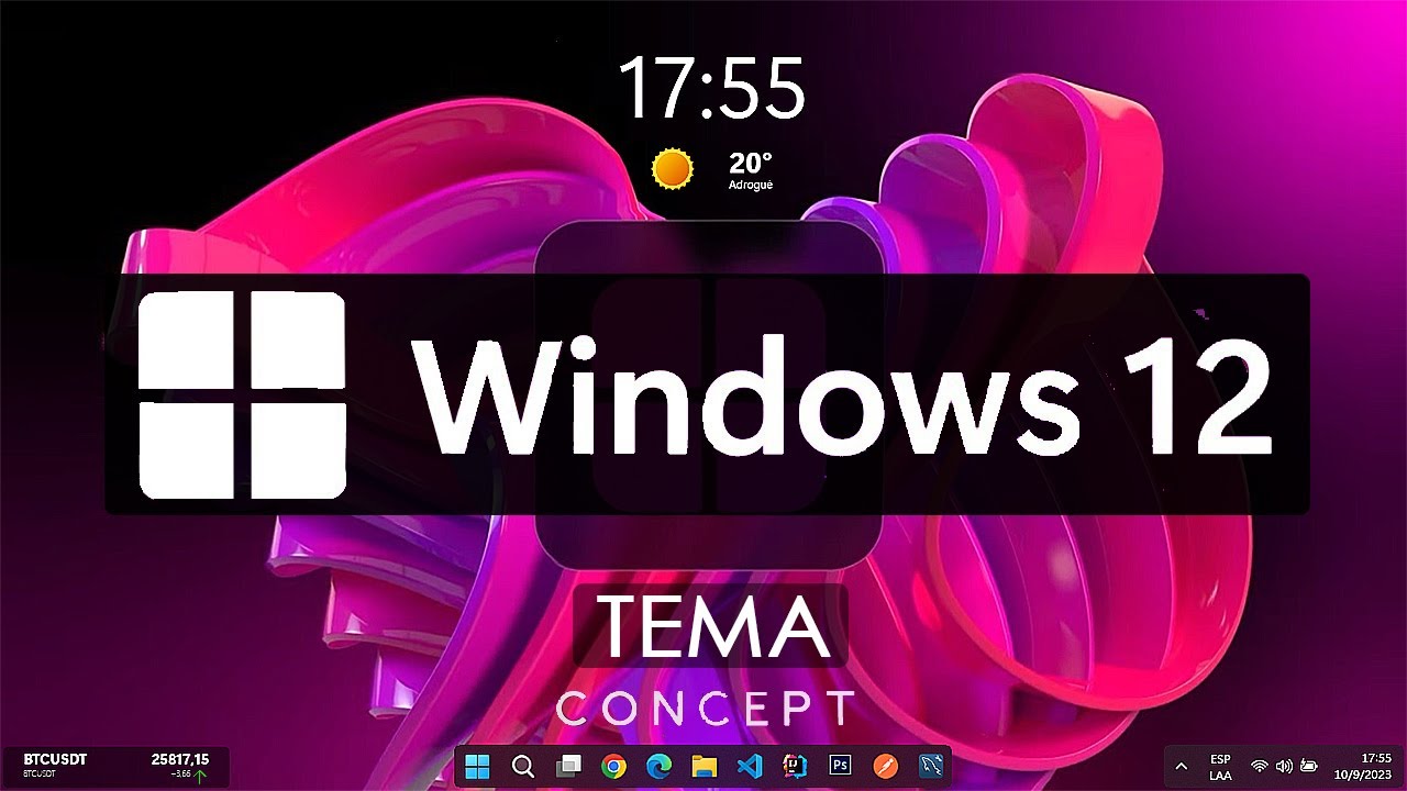 Tema Windows 12 Concept para Windows 11 - YouTube