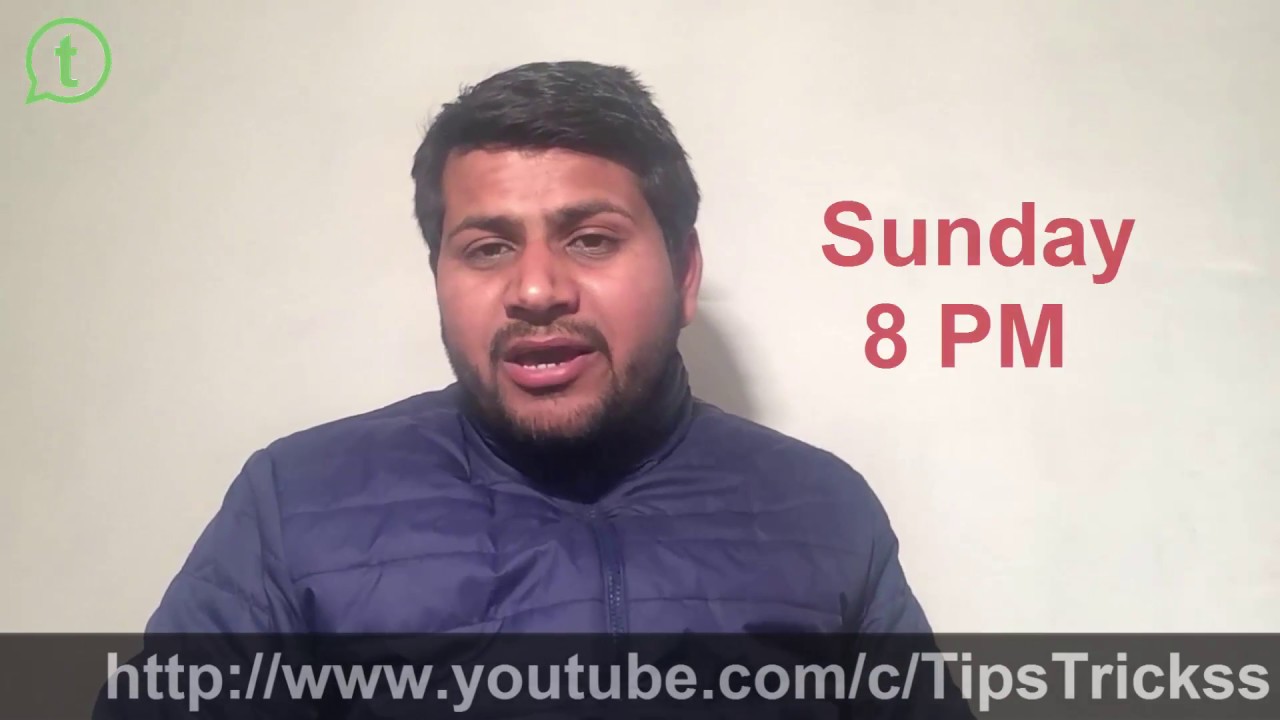 This Sunday i'm going to live at 8 pm - YouTube