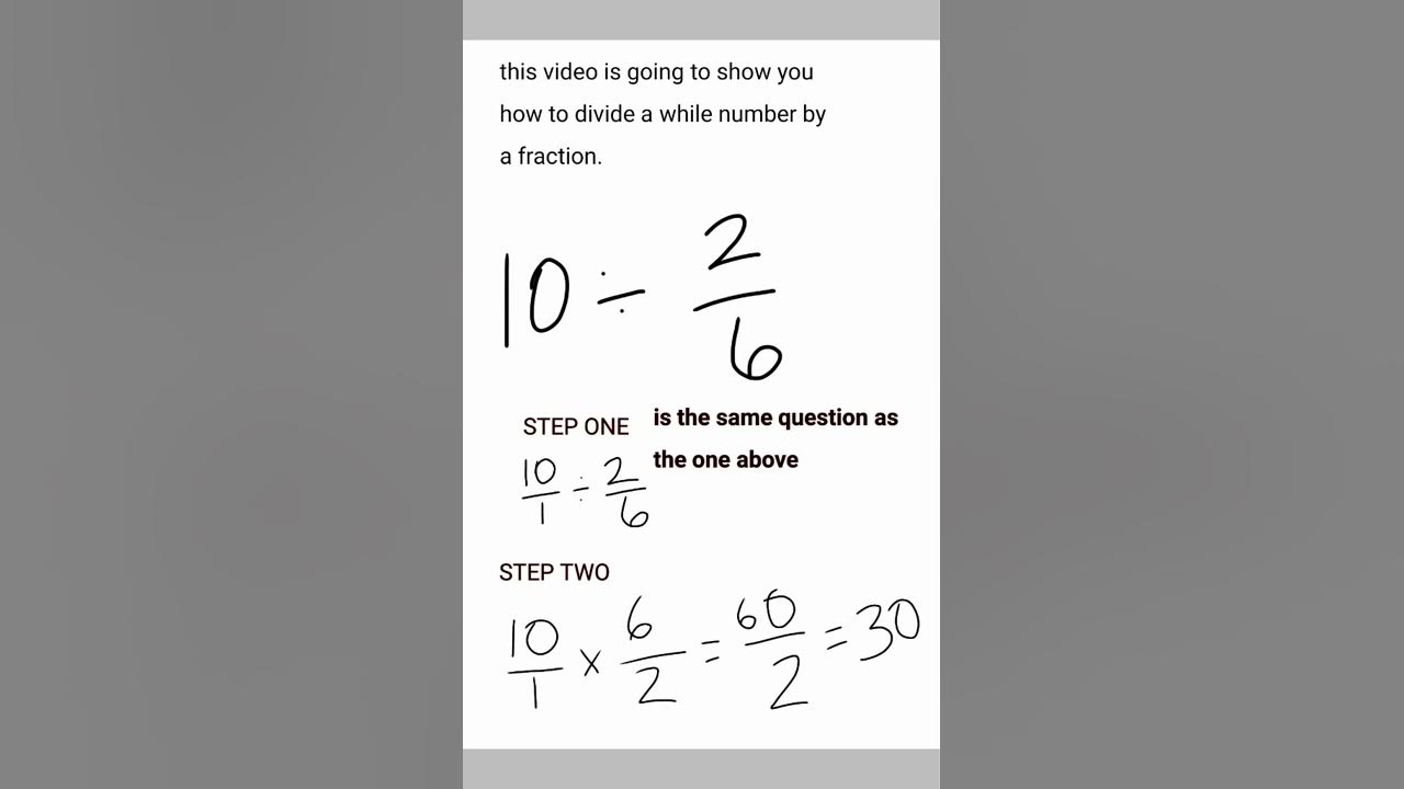 Whole Number Divided By Fraction YouTube whole-number-divided-by-fraction-youtube
