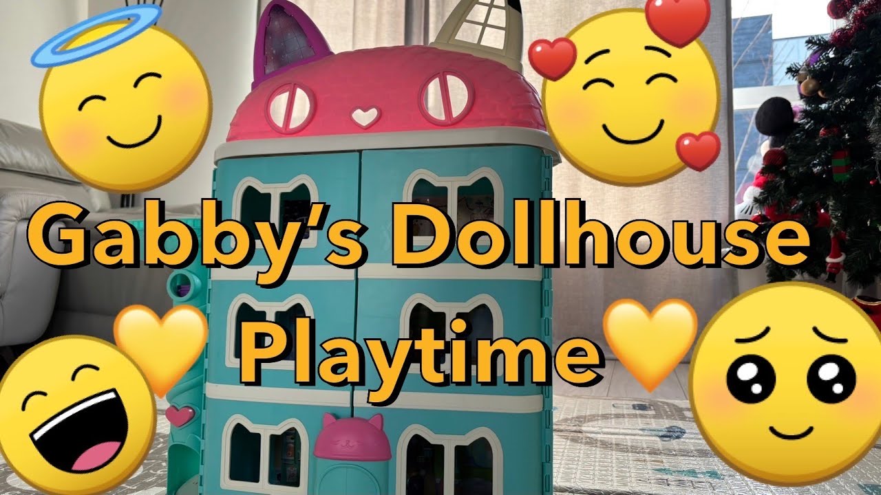 Gabby’s Dollhouse Playset! Playtime at Yellow Yellow BowTie Channel ...