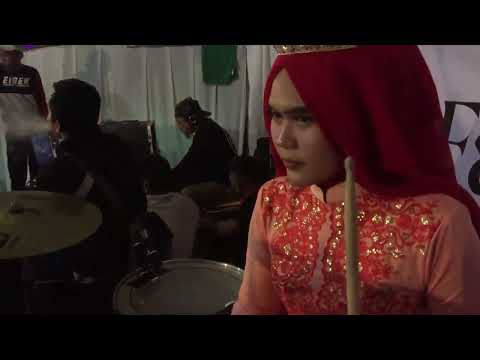 heboh || aksi Mutik Nida Ratu kendang Dan drumers cantik ||Cinta sampai mati || live geblok