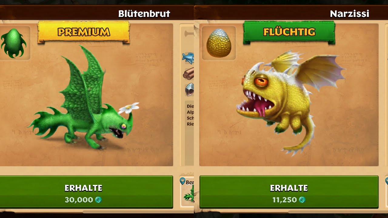 Dragons:Aufstieg von Berg:DER ULTIMATIVE BLÜTENBRUT & NARZISSI😱 - YouTube