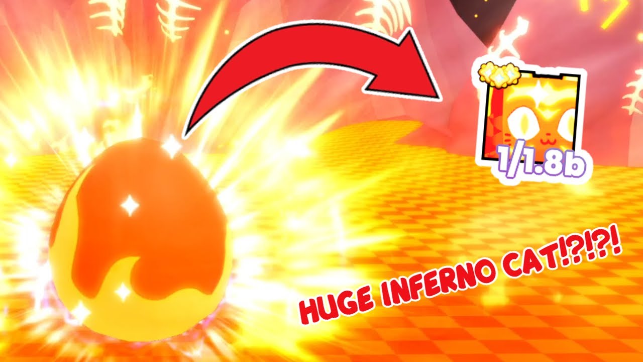 I Hatched HUGE INFERNO CAT in Pet Go! - YouTube