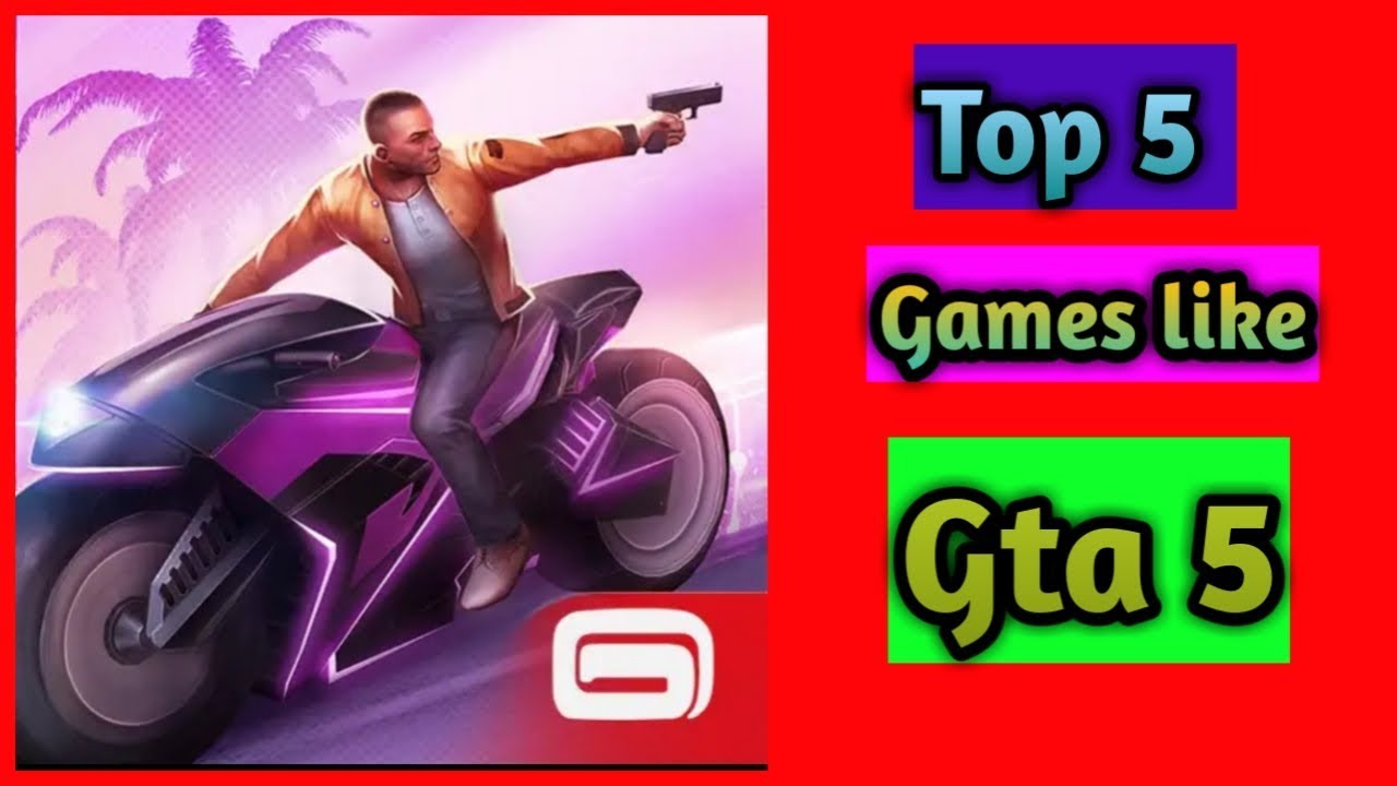 Top 5 games like Gta 5 for Android phone - YouTube