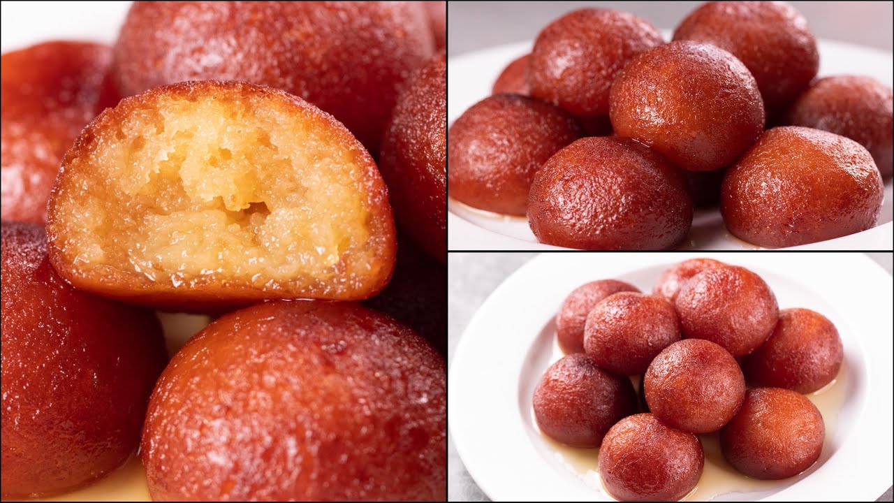 Gulab Jamun Using ½ Litre Milk | Milk & Flour Gulab Jamun Recipe | N ...