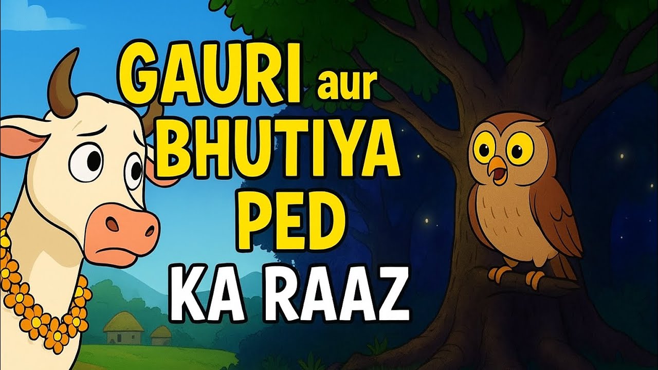 Gauri aur Bhutiya Ped ka Raaz | Moral Story for Kids | Cartoon ...